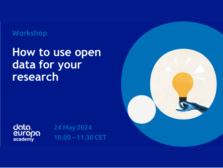 Workshop ‘How to use open data for your research’ | data.europa.eu
